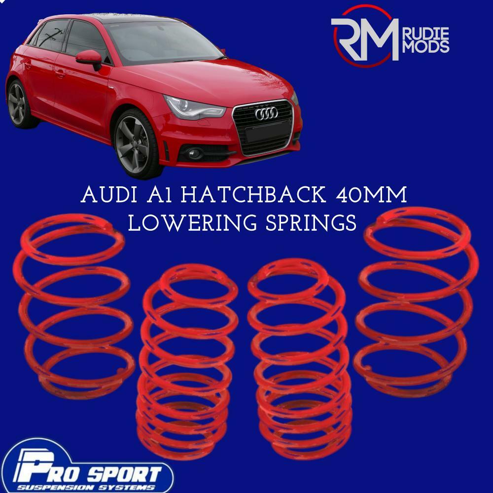 ProSport 40mm Lowering Springs for Audi A1 Hatchback Authorised Dealer ...