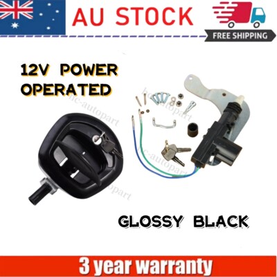 12V Power Operated Central Locking Handle Whale Tail Lock Fit For ...