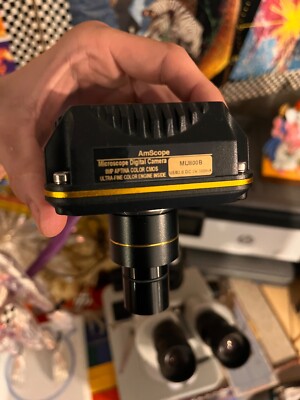 AmScope MU1803-HS Microscopy Camera/ Microscope trinocular mount camera ...