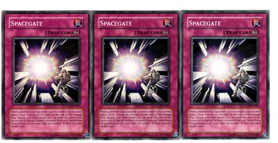 Yugioh - 3X Spacegate - Common - Unlimited - TDGS-EN067 - Near Mint | eBay