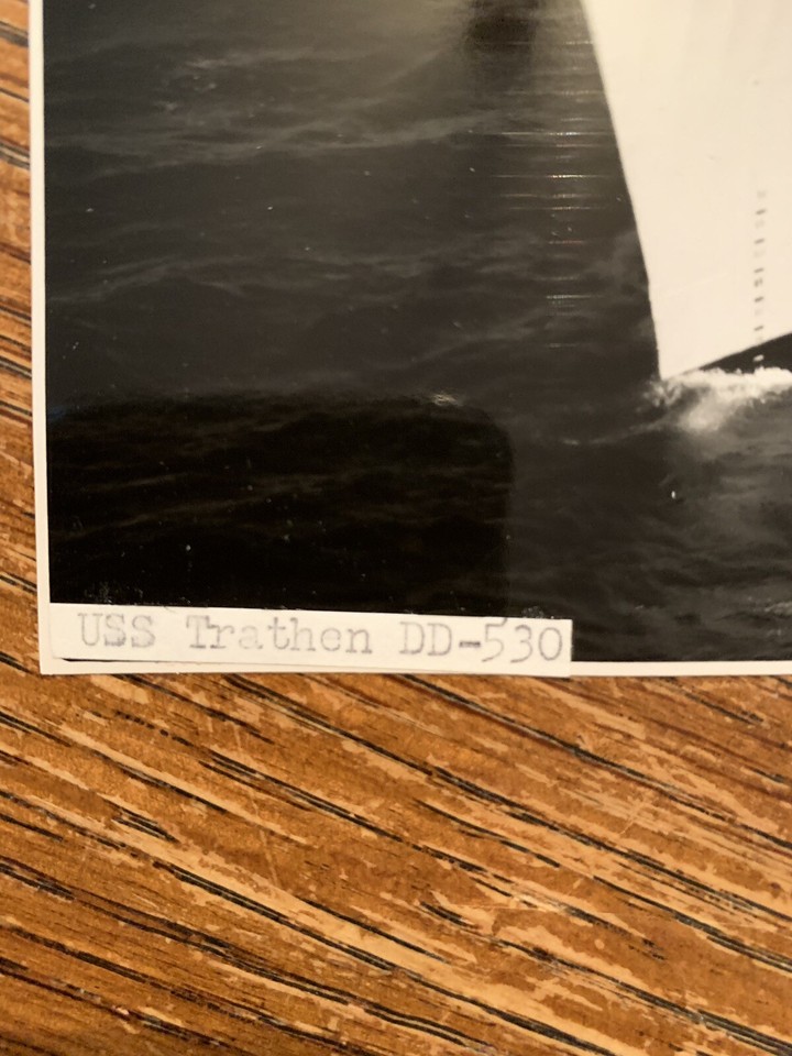 Historical Naval Photo USS Trathen DD530 Off The Coast Of Hawaii 8x10 ...