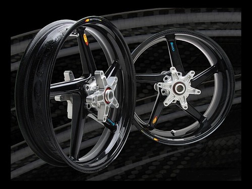 BST Carbon Rims Wheels Set Triumph Daytona 675 675R Street Speed Triple ...