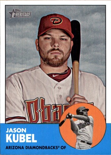 2012 Topps Heritage #369 Jason Kubel ARIZONA DIAMONDBACKS | eBay