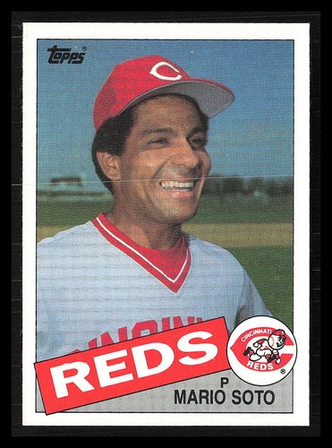 Mario Soto 1985 Topps #495 Cincinnati Reds | eBay