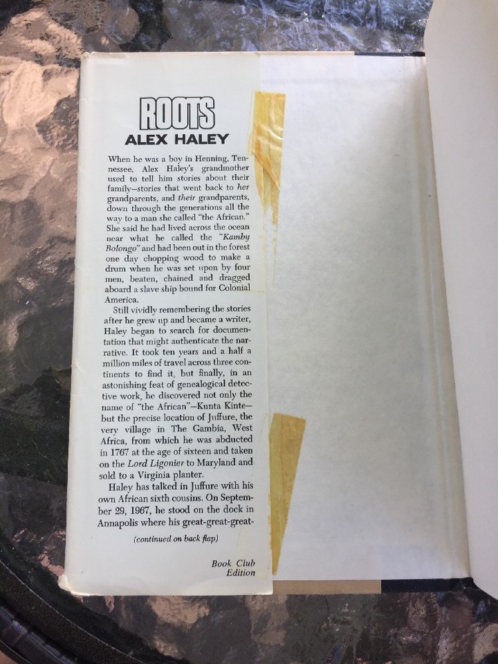 Roots - The Saga of an American Family Alex Haley 1976 1st Edition Hard ...