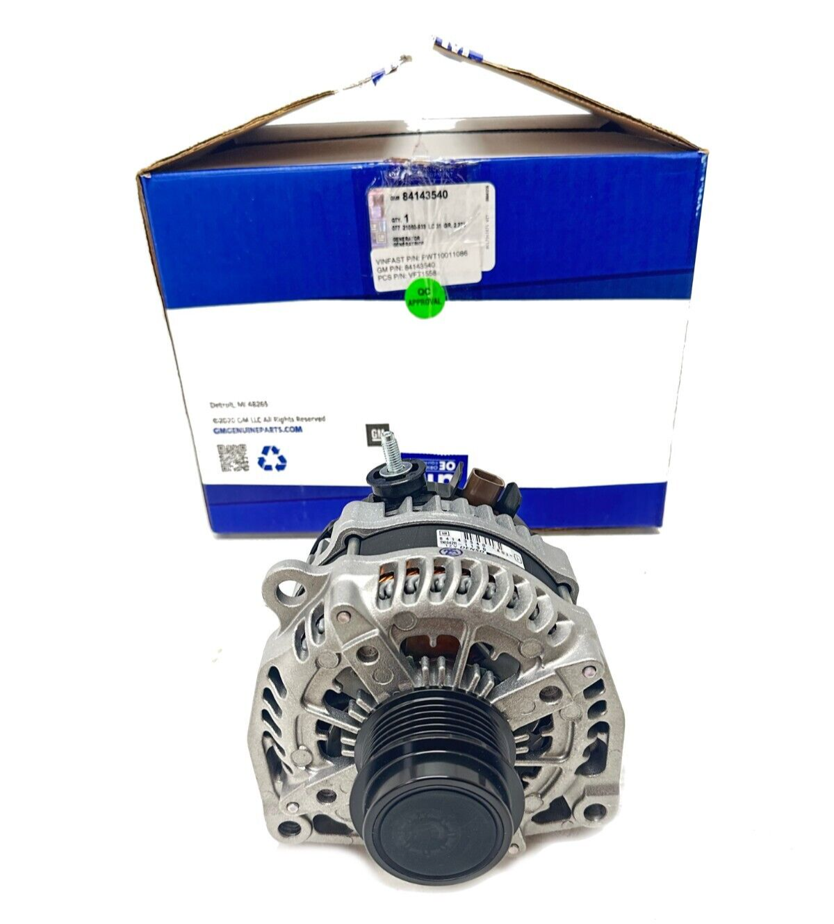 Alternator-VIN: J, Eng Code: L86 GM Parts 84143540 for sale online | eBay