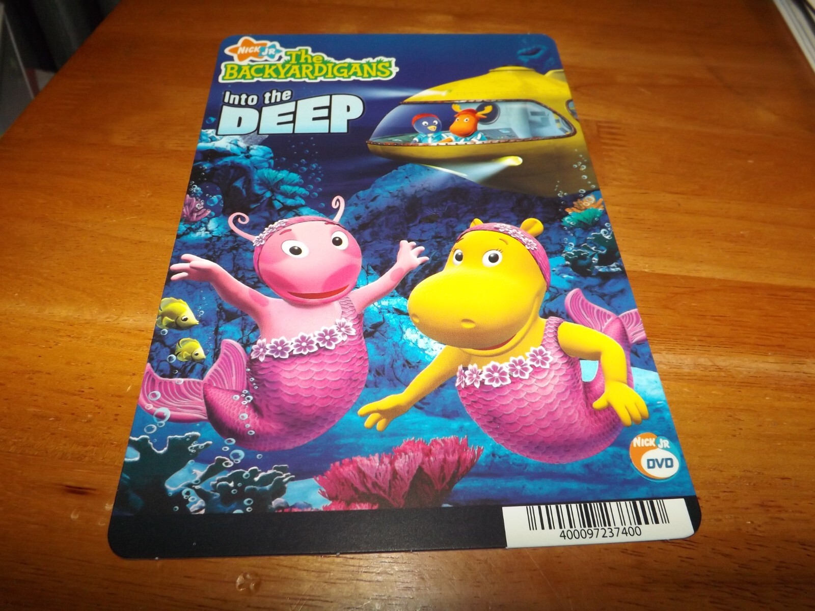 BACKYARDIGANS INTO THE DEEP DISPLAY CARD (not a dvd) 5.5" X 8" NO MOVIE ...
