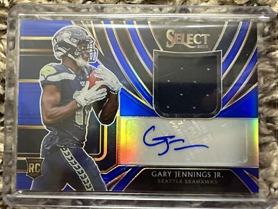 2019 Select Football Gary Jennings Jr. Rookie Jersey Auto #3/75 ...