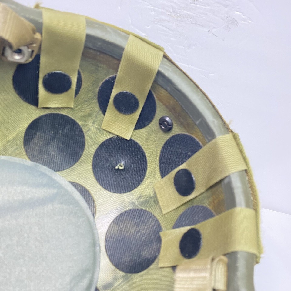 Large COYOTE BROWN ACH MICH ECH HELMET COVER w/ COUNTERWEIGHT POUCH ...