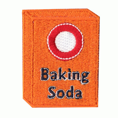 Pâtisserie Soda Boîte Logo Brodé Patch à Repasser | eBay