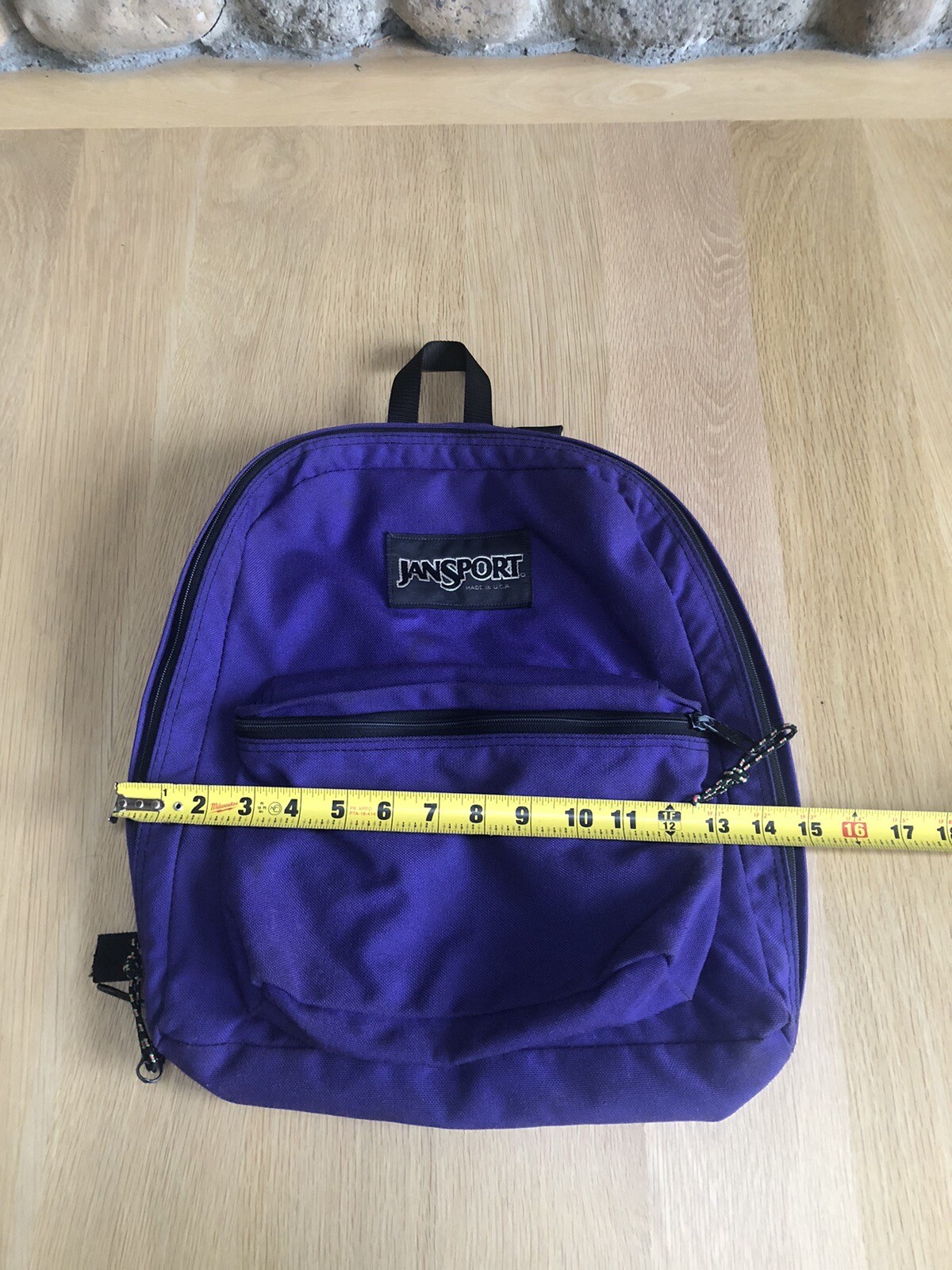 Vintage Jansport Backpack Purple Made In USA School