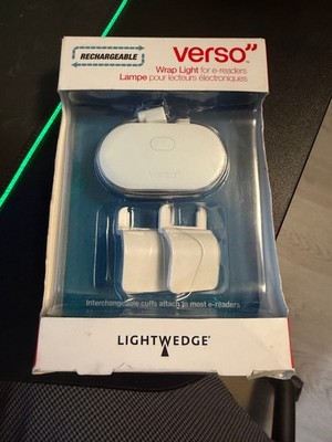 NEW IN BOX Verso White Wrap Light Rechargeable by Lightwedge | eBay