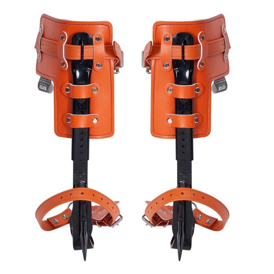 [New]Tree Climbing Spikes Set, 1 Pair Alloy Steel Climbing Spurs with ...