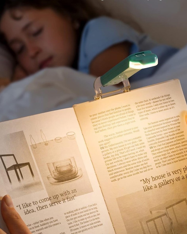 Book Lights for Reading at Night Rechargeable Reading Light Clip On ...
