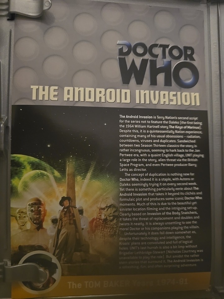 Doctor Who : The Android Invasion - Tom Baker (DVD) | eBay.de