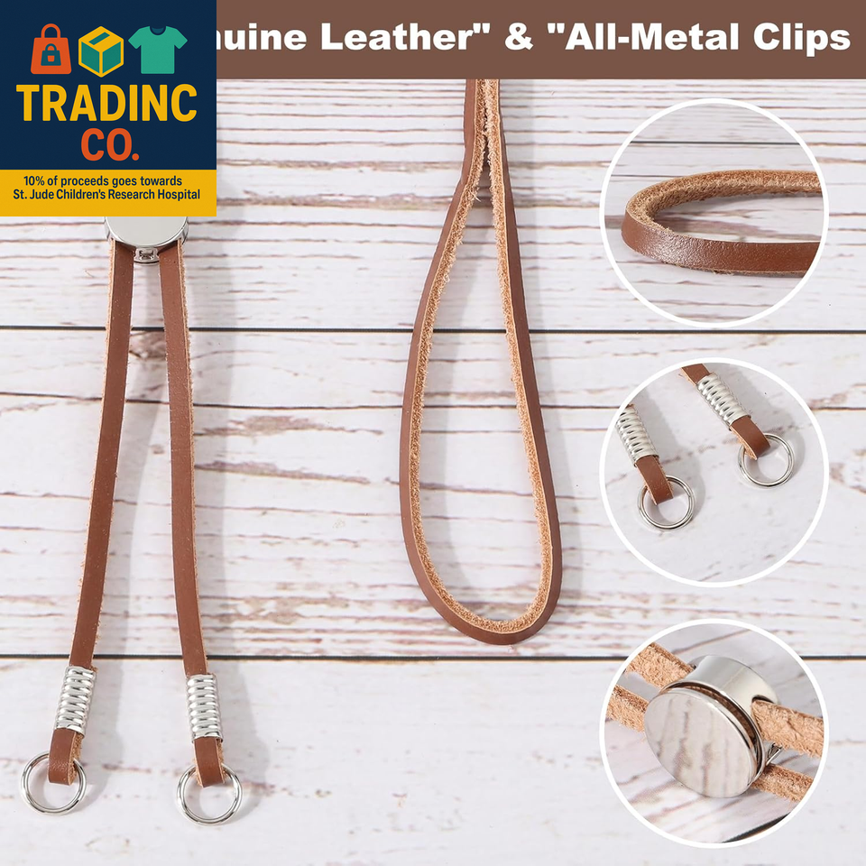 Leather Hat Chin Strap, Adjustable Windproof Stampede String for Ranch ...