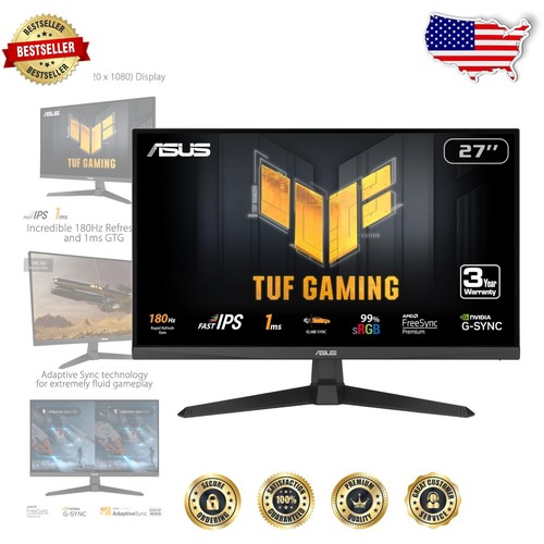Professional-Level 27'' Gaming Monitor – 180Hz Refresh Rate & Shadow ...
