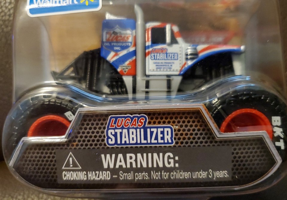 NEW 2023 Spin Master Monster Jam LUCAS STABILIZER 4x4 Truck & Car 2 ...