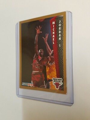 Rare 1992 Fleer Basketball Michael Jordan #32 Chicago Bulls Basketball ...