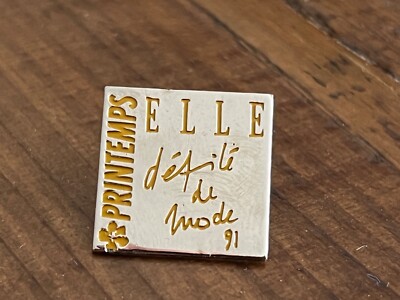 PINS PIN ENAMEL MAGASIN MODE LE PRINTEMPS PRINTEMPS MAGAZINE ELLE 91 ...