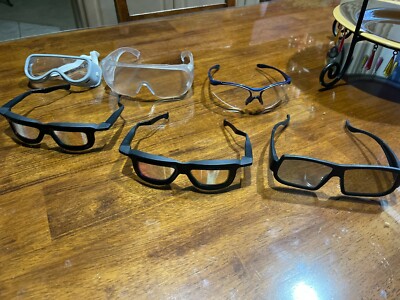 Lot of 5 Mixed Safety Goggles and IMAX Glasses Movie Glasses | eBay