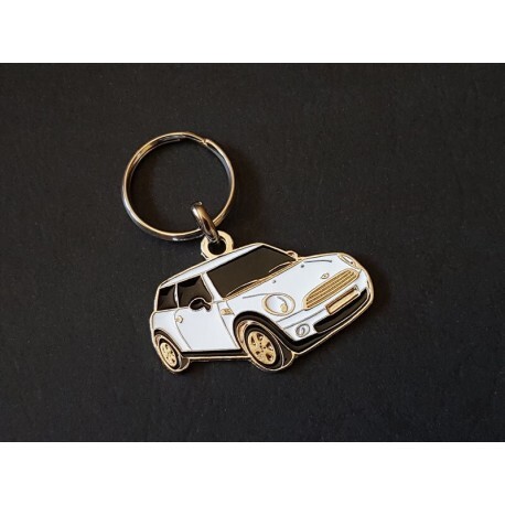 Mini Hatch One Profile Keychain, Cooper Hardtop (White) | eBay