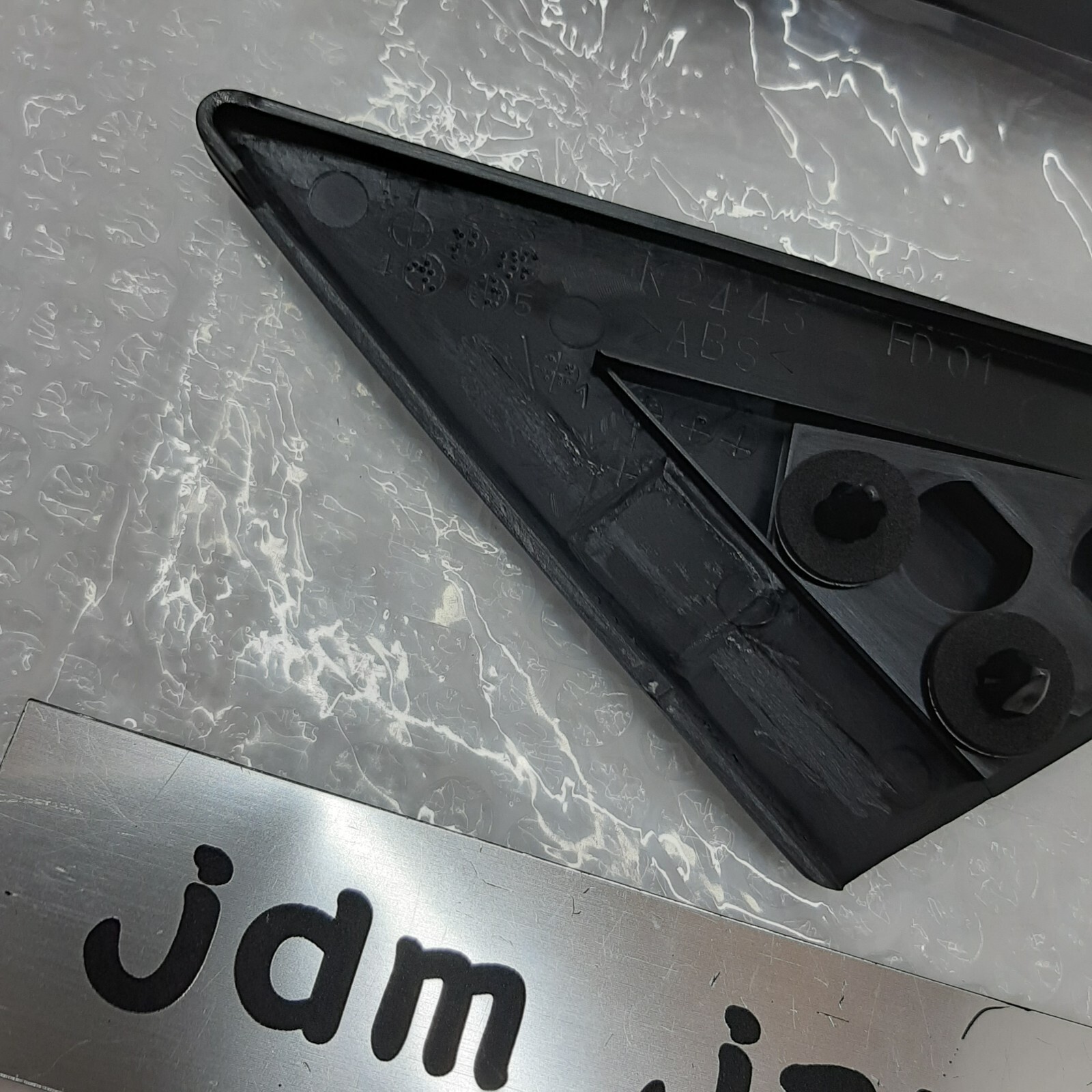MAZDA RX-7 FD3S Outer Outside Mirror Sail Garnish Door Corner Trim ...