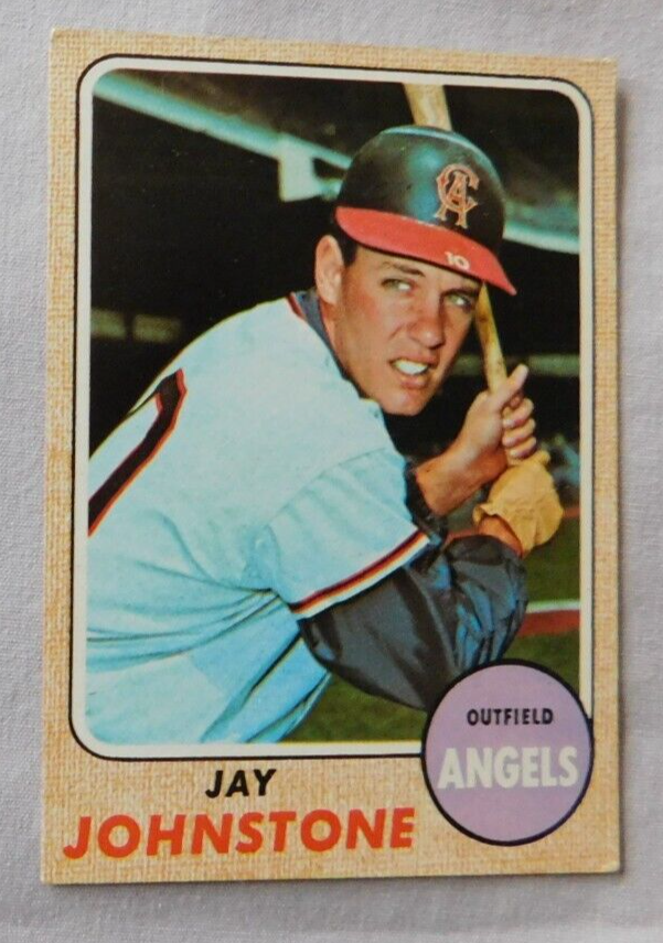 1968 Topps #398 Jay Johnstone California Angels Baseball Card Ex | eBay