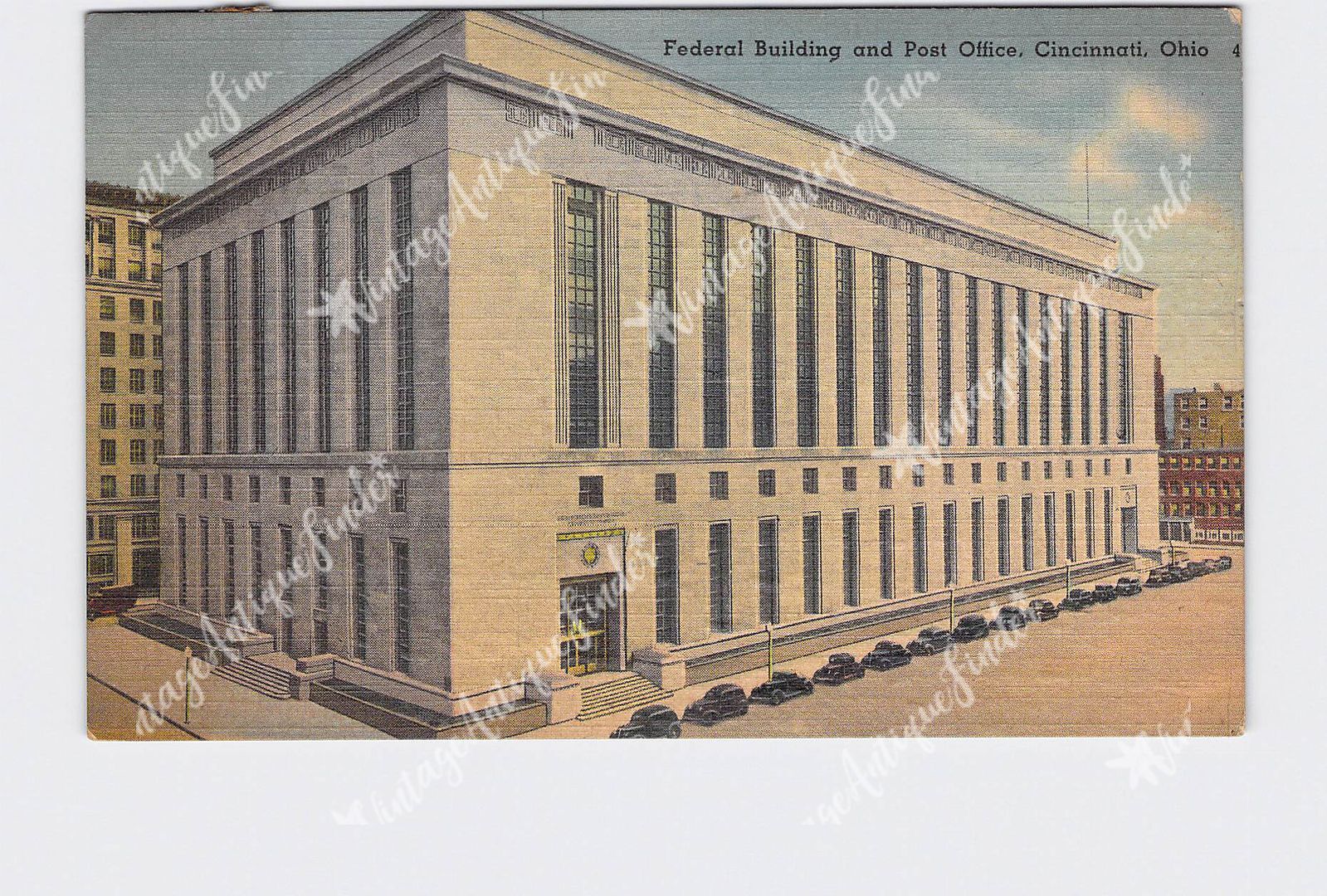 PPC Postcard OH Ohio Cincinnati Federal Building And Post Office ...