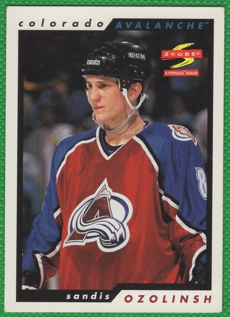 1996-97 Score - Sandis Ozolinsh #43 for sale online | eBay