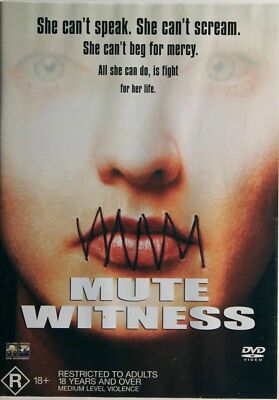 Mute Witness DVD - very good condition dvd region 4 t137 9317731022197 ...
