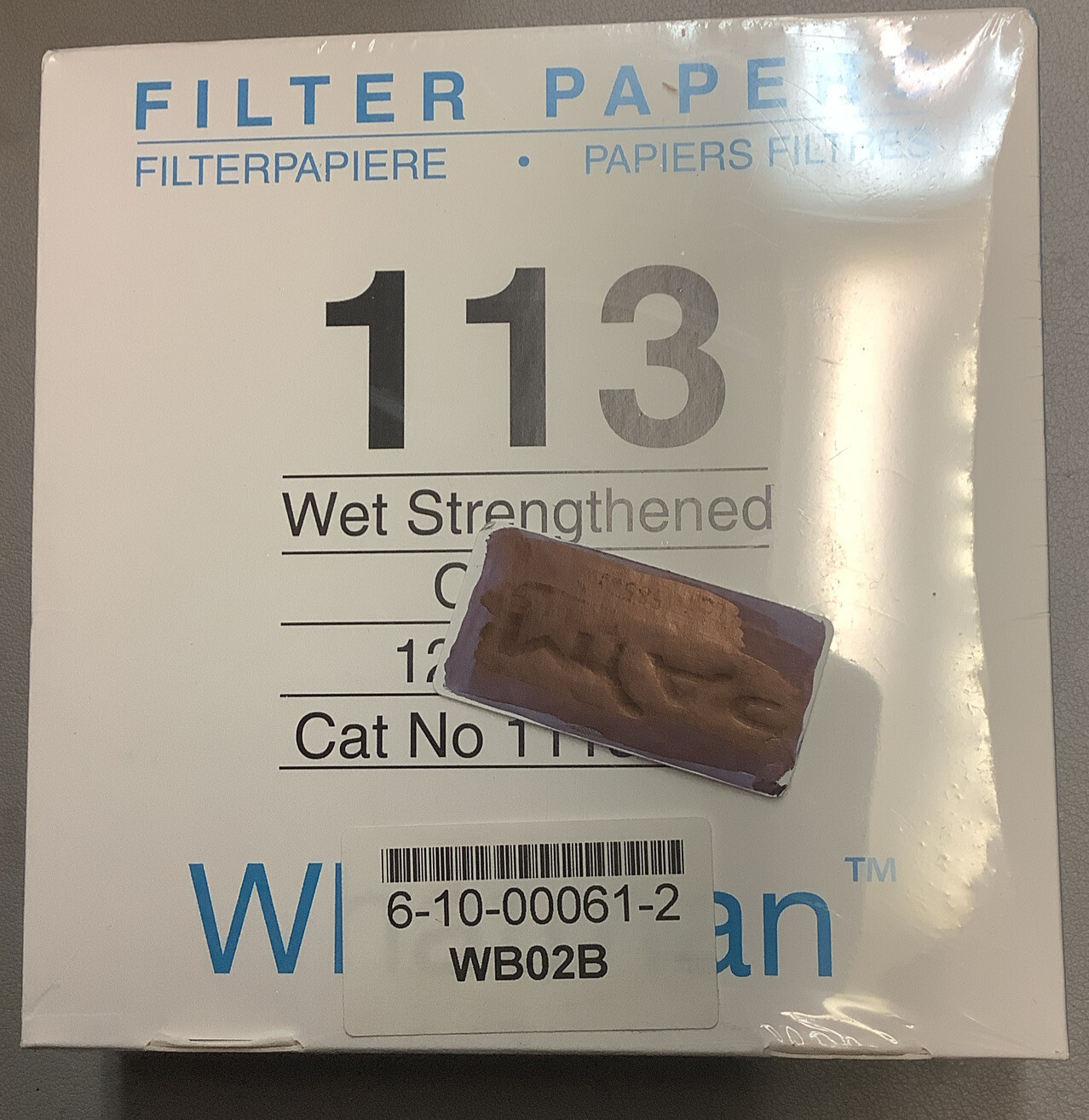 1 New Box of 100 Whatman 113 125 1113 125mm Filter Papers (B37) | eBay