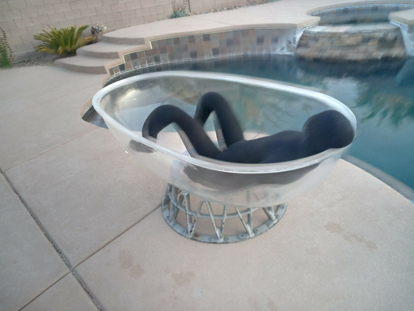 Bath Tub , Clear Acrylic Plex Glass, Transparent Movie/Film Prop, Egg ...