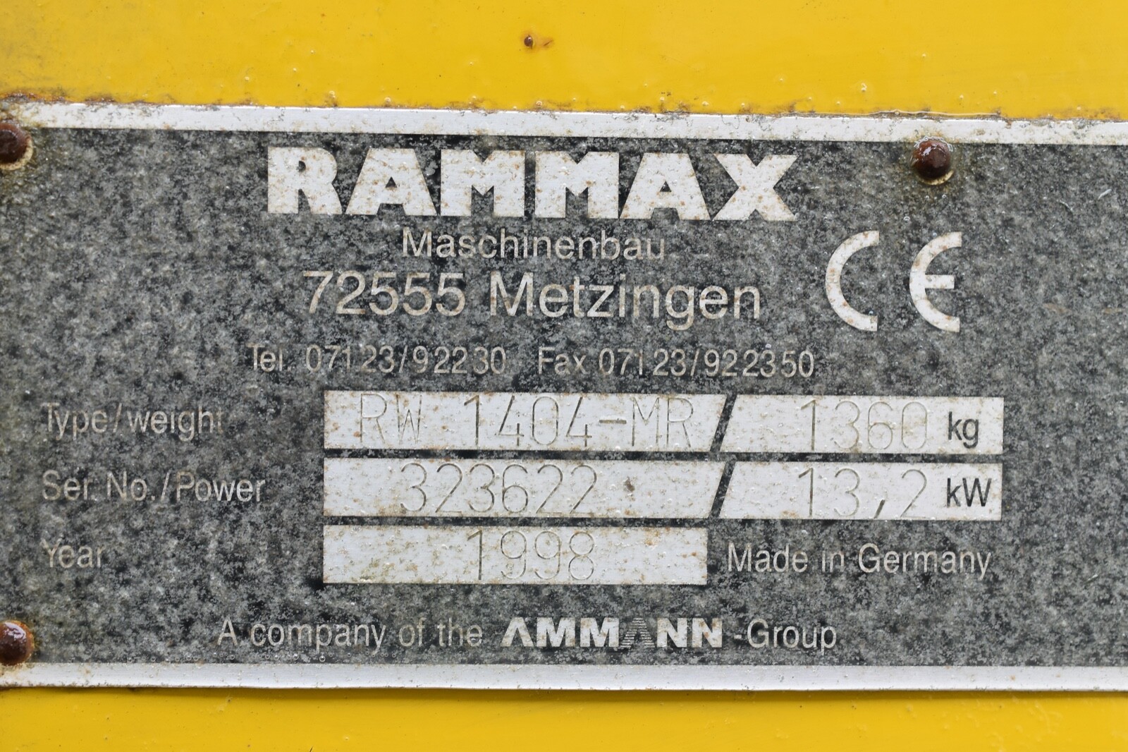 Rammax RW 1404 MR vibratory trench roller P33/24 HHMR | eBay
