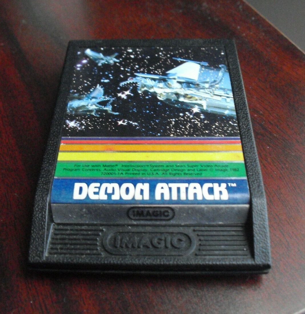 Vintage 1982 Intellivision iMagic Demon Attack Video Game Cartridge | eBay