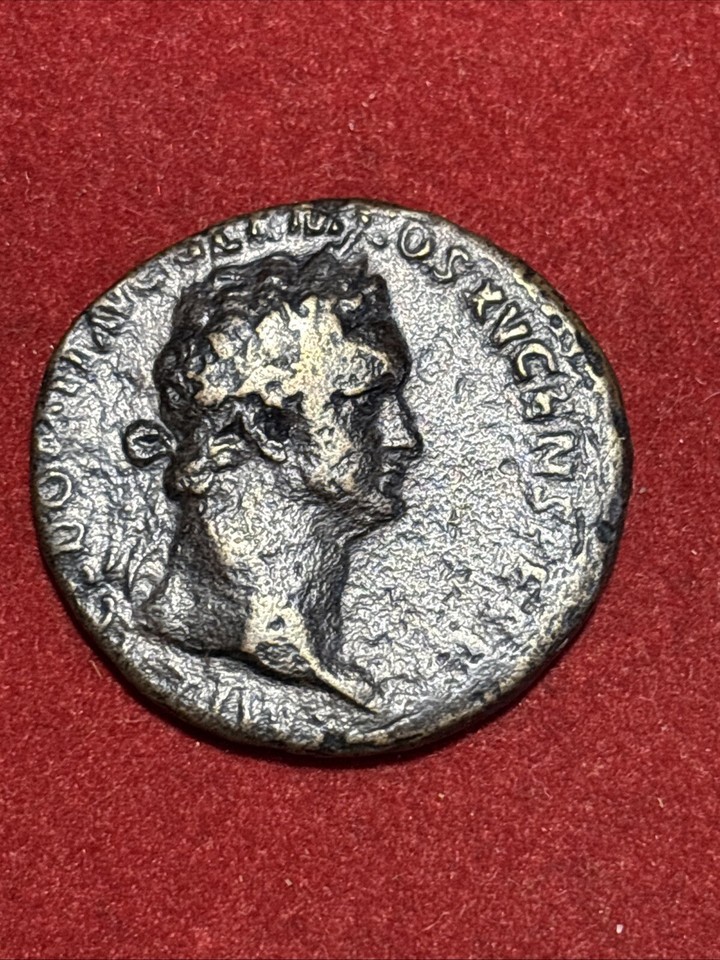 Domitian (AD 81-96) AS Roman AE bronze as coin Rev Fortuna Rome mint | eBay