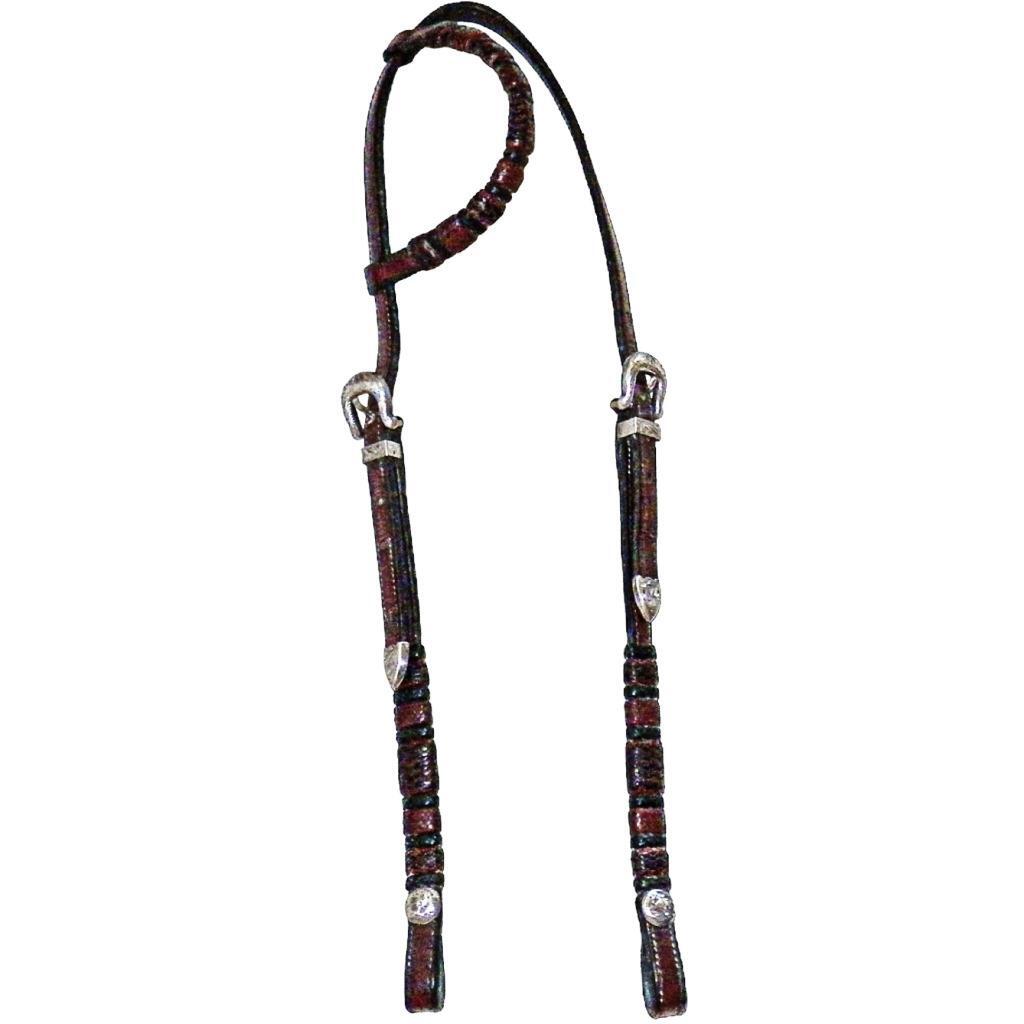 Fancy Gail Hought Vintage Braided Show Headstall Hanger Fleming ...