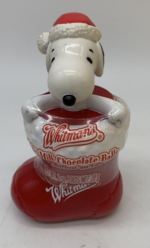Peanuts Snoopy Santa Whitman's Sampler Christmas Stocking Figure New | eBay