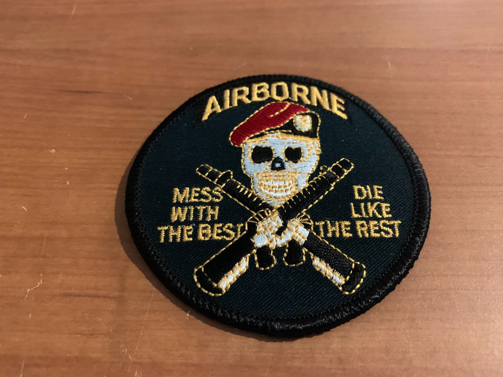 US Airborne “Mess With The Best, Die Like The Rest” Patch | eBay