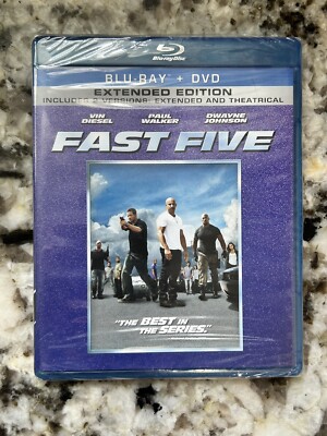 Fast Five Extended Edition (Blu-ray+DVD) BRAND NEW FACTORY SEALED ...