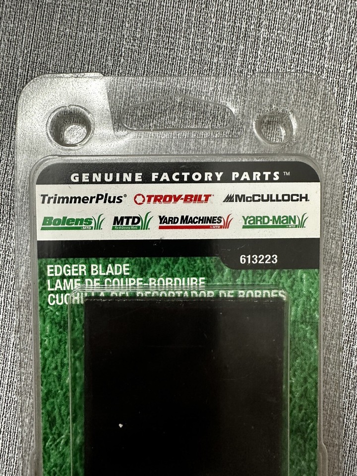 MTD 7 1/2" x 2" Edger Blade with 1-inch Center Hole - OEM-613223 - NEW ...