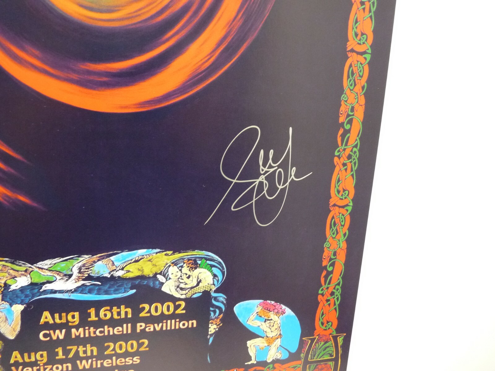 RUSH Lithograph Art Poster 2002 BAS Guaranteed Signed by Lee Lifeson ...