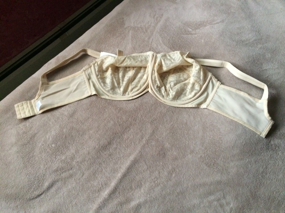 Goddess 48E Revelation Beige All Over Lace Underwire Cup Bra Style 106 ...