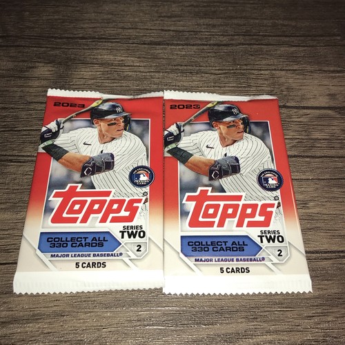 (2) Packs of 2023 Topps Series 2 Baseball-5 Cards Per Pack-Factory ...