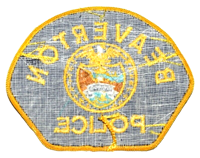 BEAVERTON OREGON Sheriff Police Patch STATE SEAL VINTAGE OLD MESH | eBay