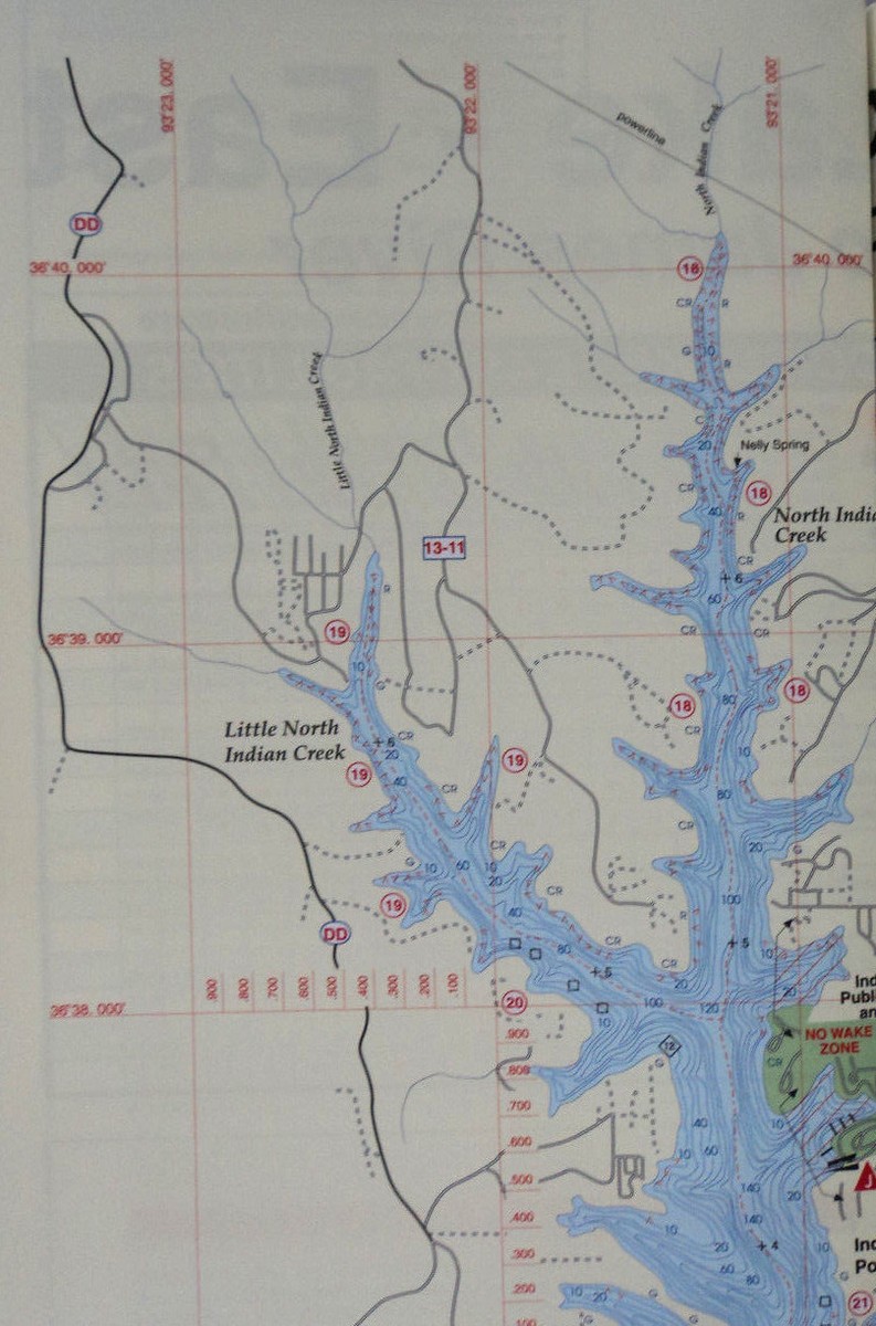 Table Rock Lake Map | Cabinets Matttroy