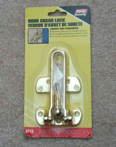 MAG Security Door Guard Lock 8715 Solid Brass | eBay