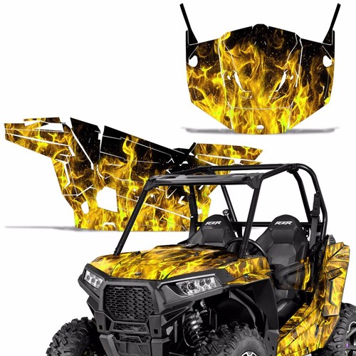 Graphic Kit Decal Full Wrap w/ Door for Polaris RZR 900S 2015-2016 ...