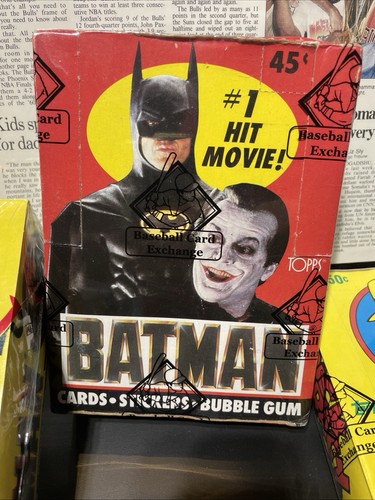 1989 Topps Batman Series 1 BBCE Unopened 1 Wax Box BBCE Wrapped | eBay