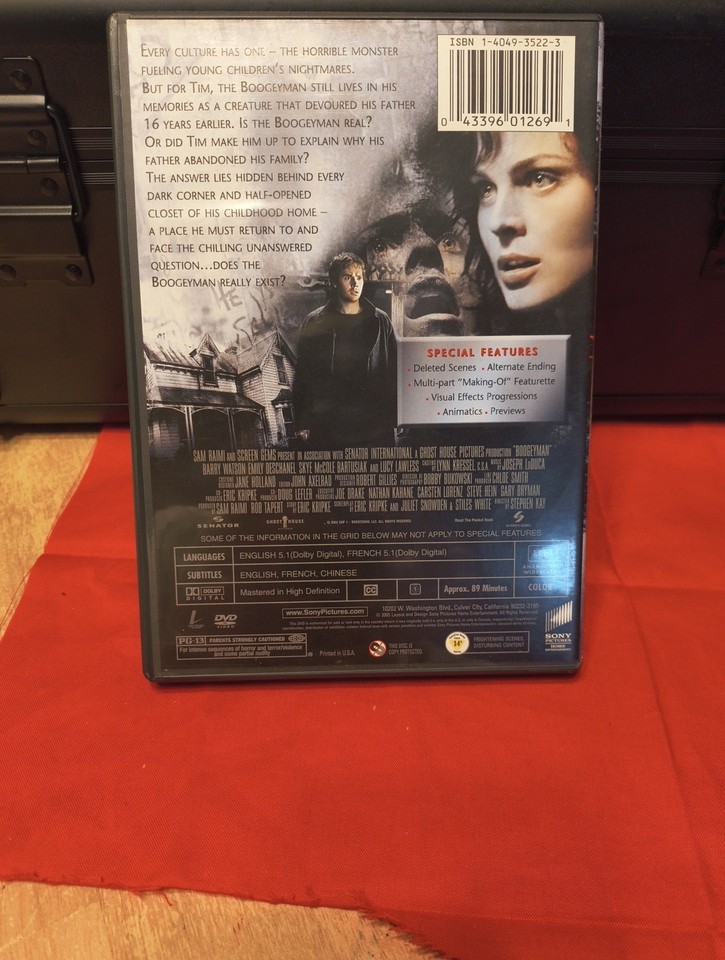 The Boogeyman (DVD, 2005, Special Edition) Horror Dvd Movie Scary | eBay